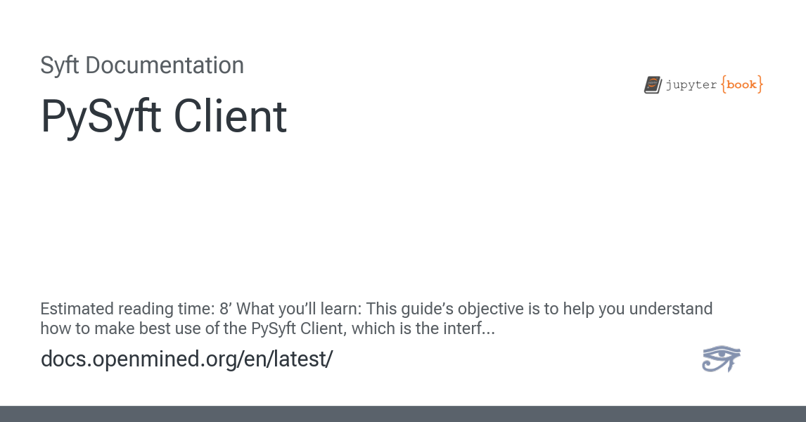 Pysyft Client — Syft Documentation Release 2024 10 Documentation
